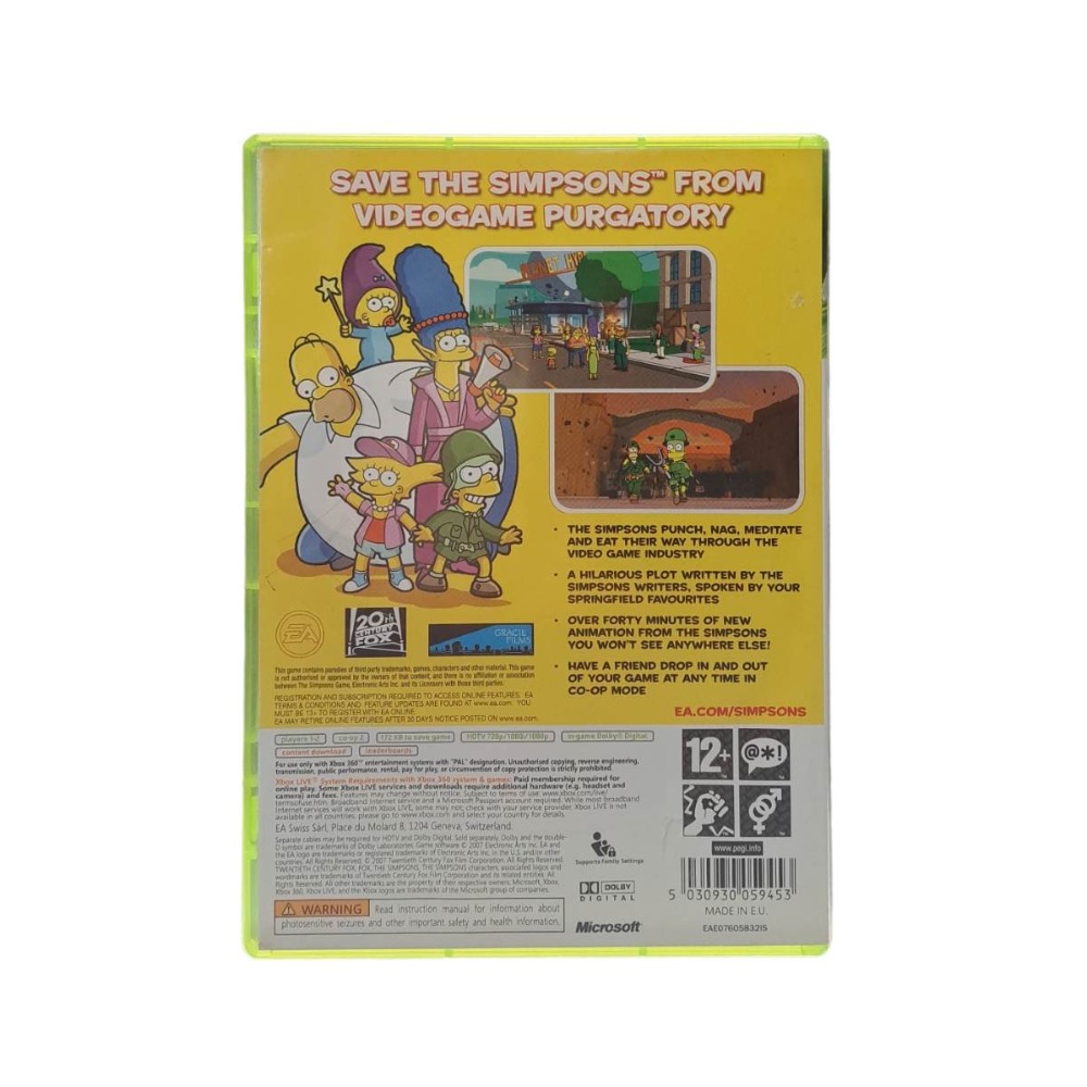 Pre-owned The Simpsons Game - Xbox 360 - Own4Less